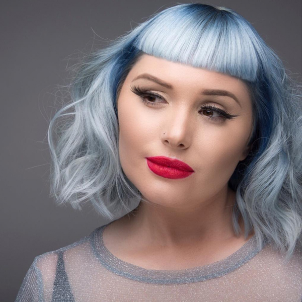 Muted Metallic Blue - Behindthechair.com