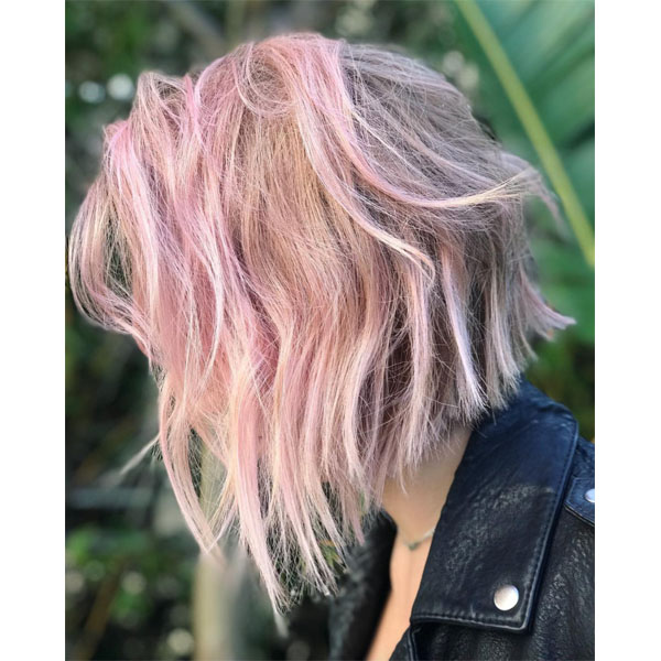 Soft Pink Color Formula Using Matrix SoColor Cult