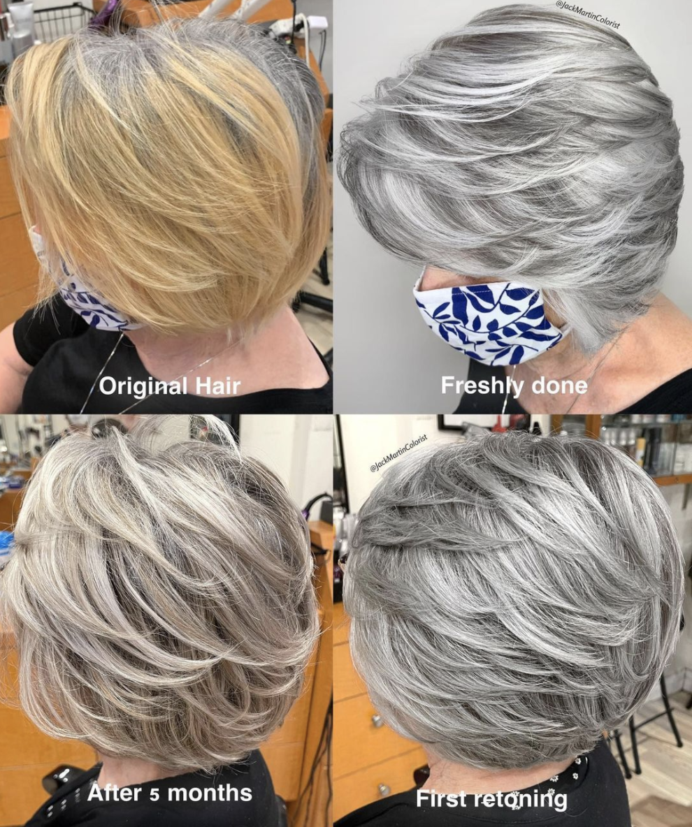 HOW TO TRANSITION AND MAINTAIN GRAY HAIR - Behindthechair.com